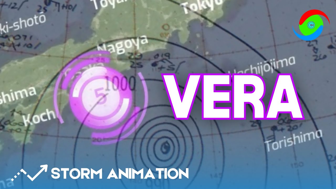 The Track of Typhoon Vera (1959) - YouTube