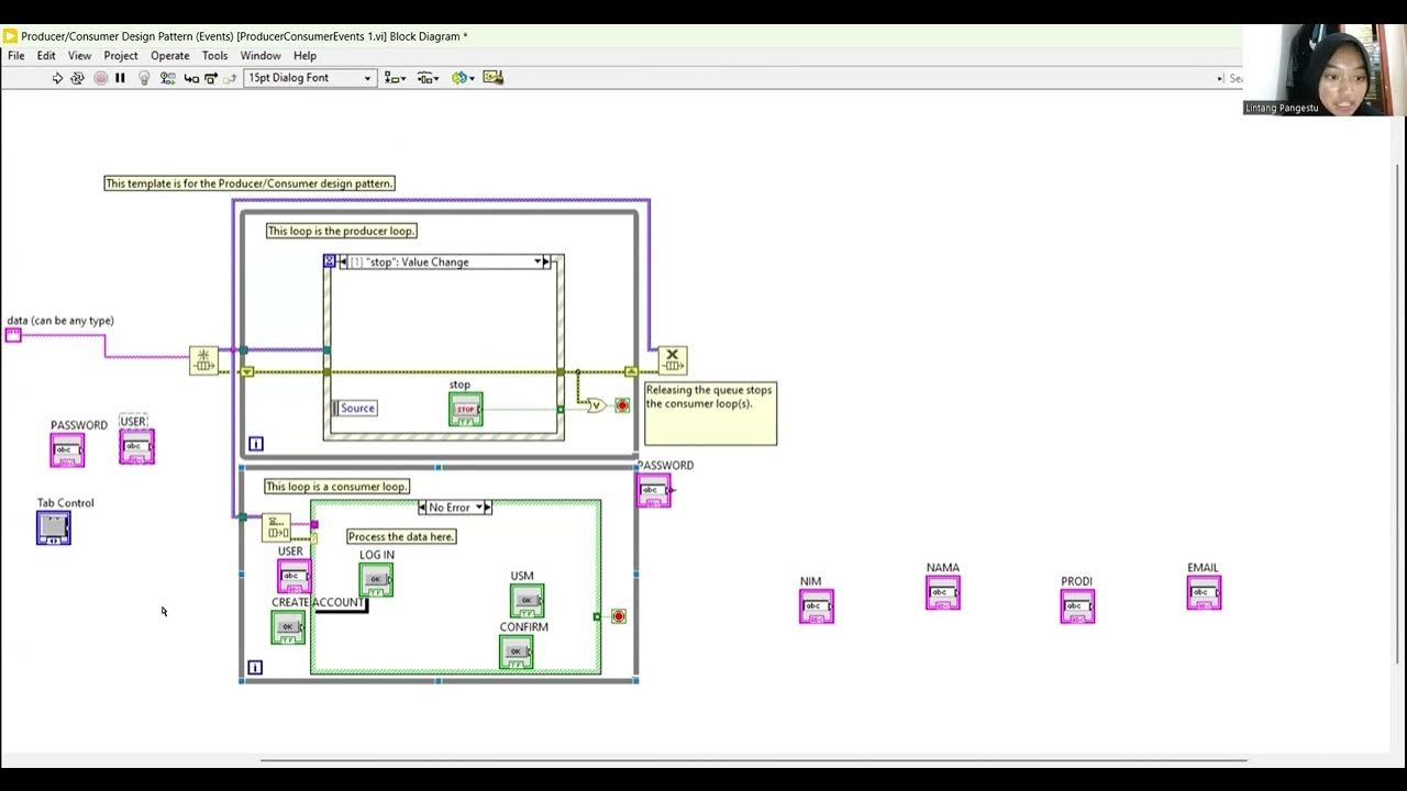 LABVIEW: producer/consumer event #rekinsa - YouTube