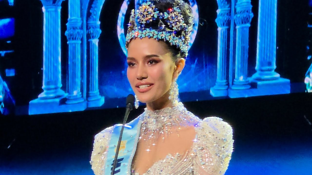 Her first speech at home by Opal Suchata Chuangsri, Miss World 2025 🇹🇭 ...
