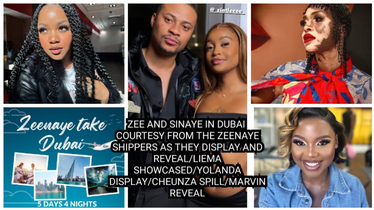 ZEE & SINAYE IN DUBAI COURTESY OF THE ZEENAYE SHIPPERS/LIEMA SHOWCASED ...