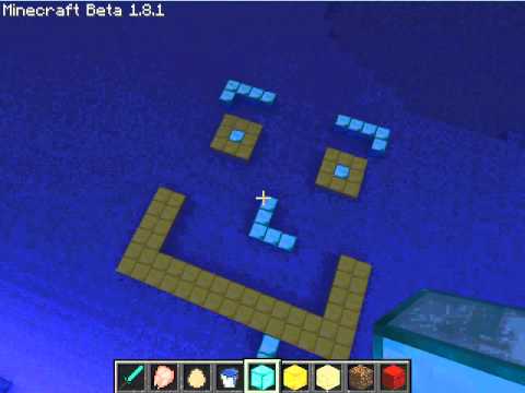 minecraft - smiley face - YouTube