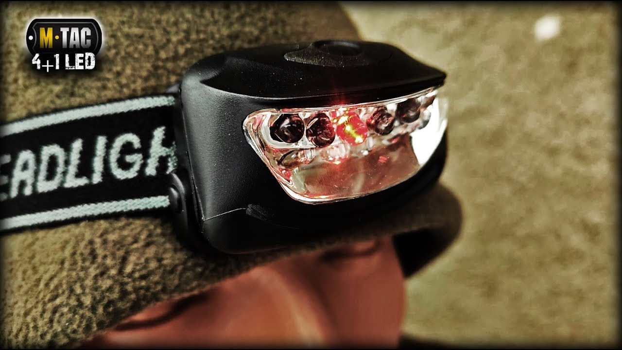 Налобный фонарь М-ТАС 4+1 LED@CorcoranALHeadlamp - YouTube