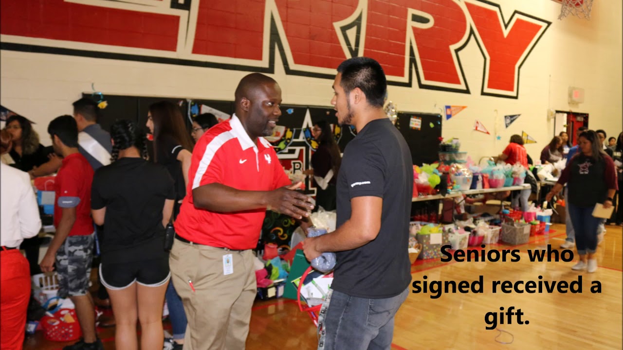 B.F. Terry High School Senior Signing - YouTube