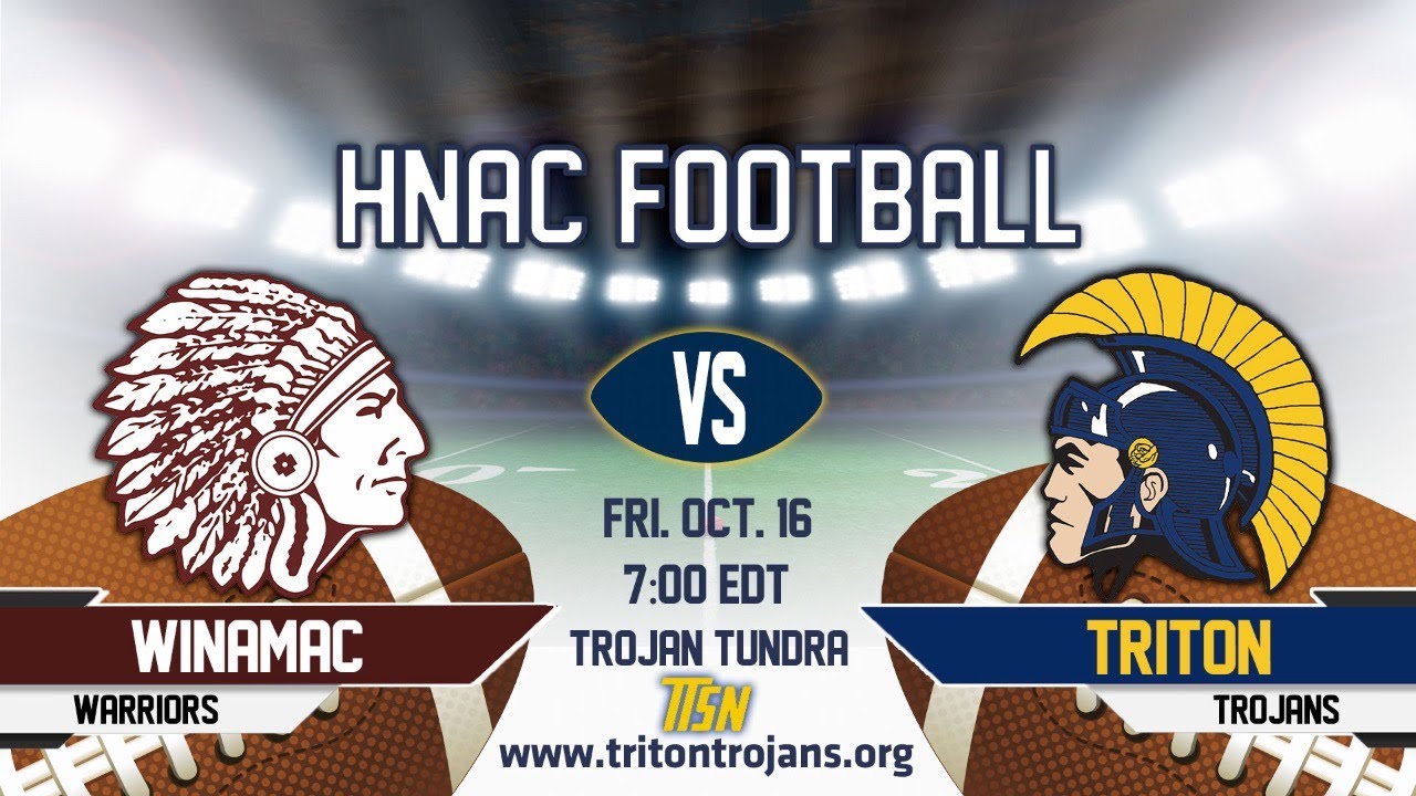 Winamac at Triton - Varsity HANC Football 🏈 10-16-2020 - YouTube