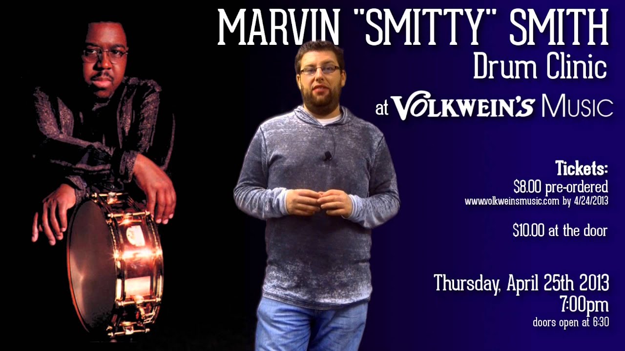 Marvin "Smitty" Smith Drum Clinic - YouTube