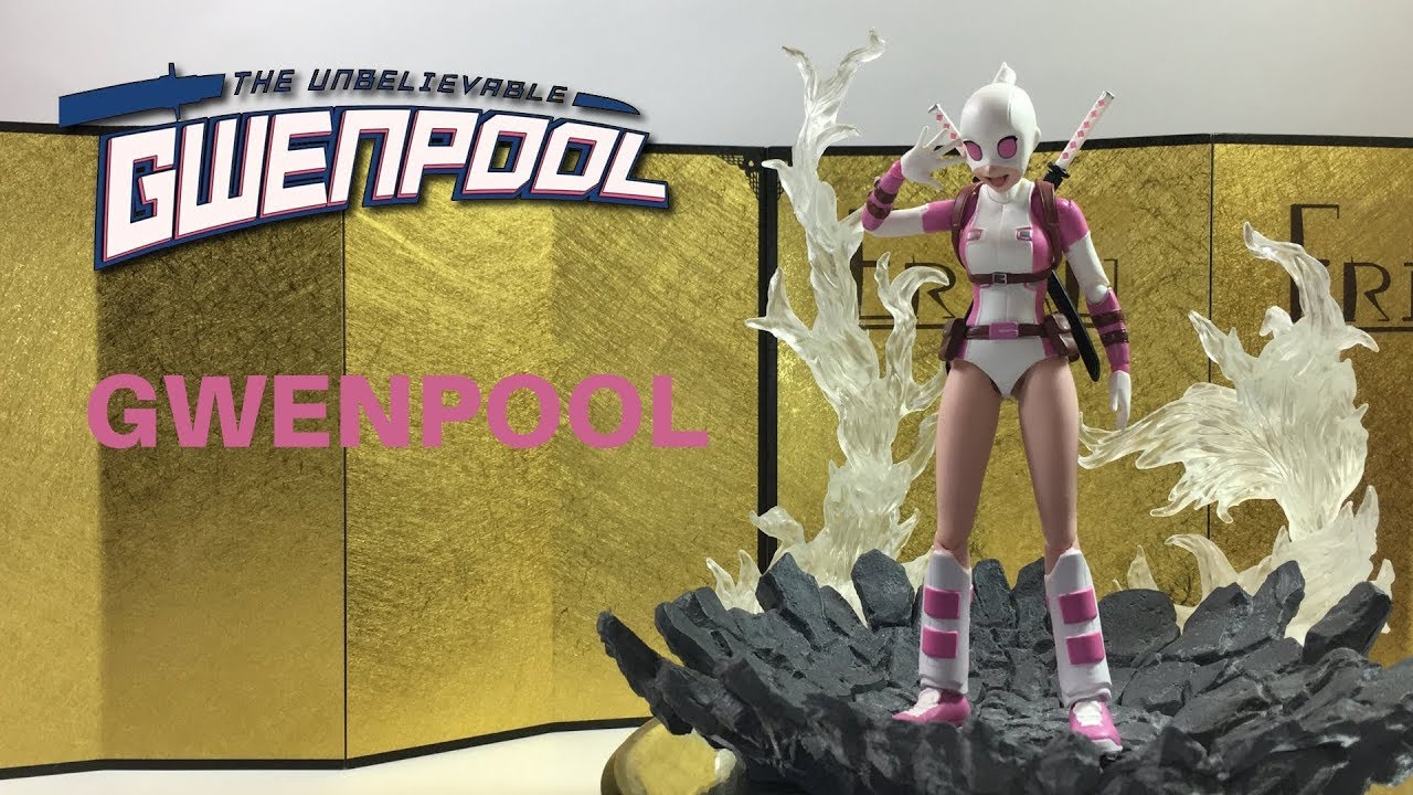 Mafex Gwenpool Review & unboxing (Best Gwenpool figure??!) - YouTube