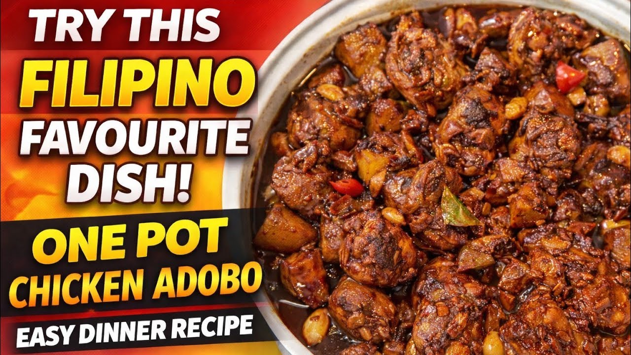 TRY THIS FILIPINO FAVOURITE DISH ONE POT CHICKEN ADOBO EASY DINNER ...