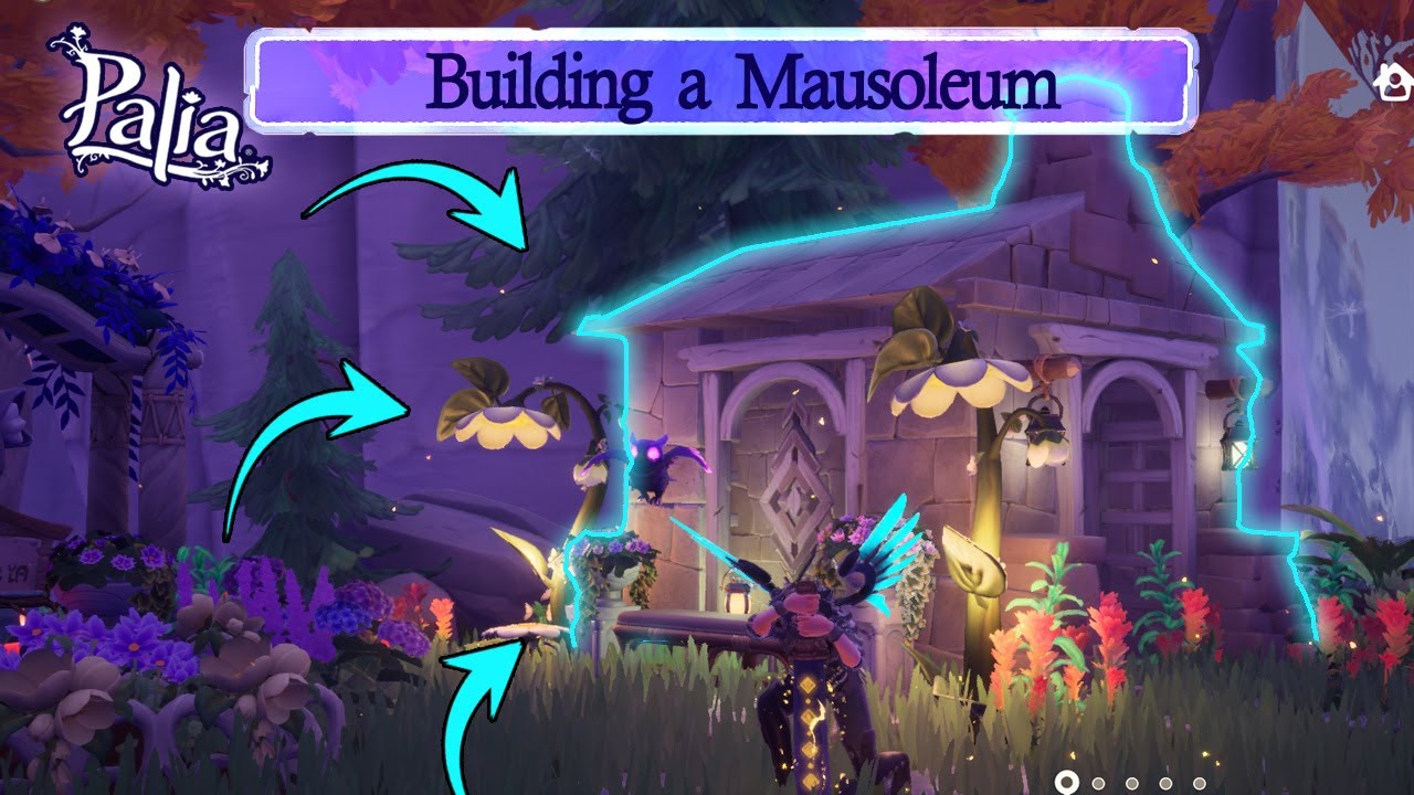 Building a Graveyard P2; Building the Mausoleum. Palia - YouTube