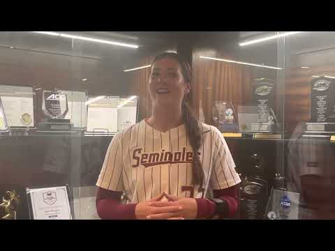 Florida State Softball | FSU pitcher Kat Sandercock talks Louisville ...