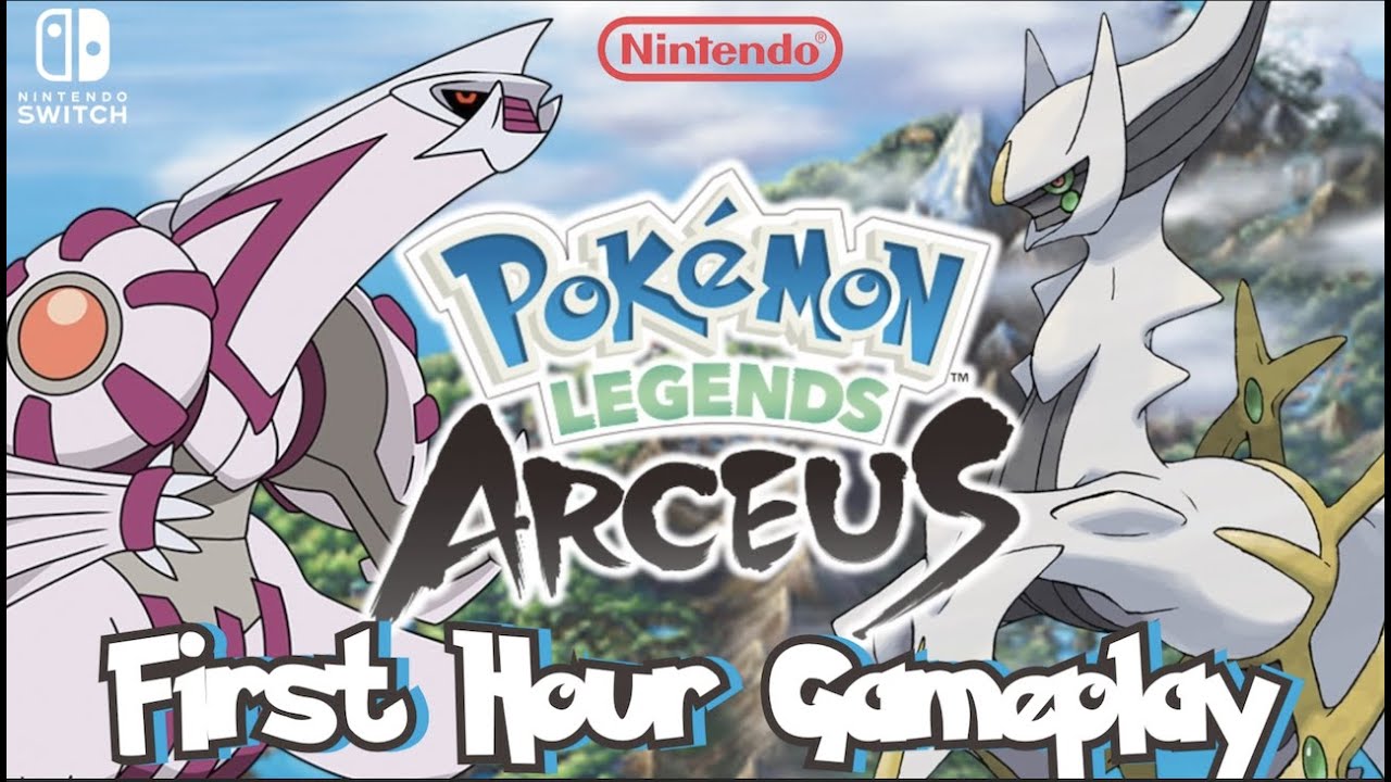 Pokemon The Legend Of Arceus - FIRST HOUR OF GAMEPLAY - NINTENDO SWITCH ...