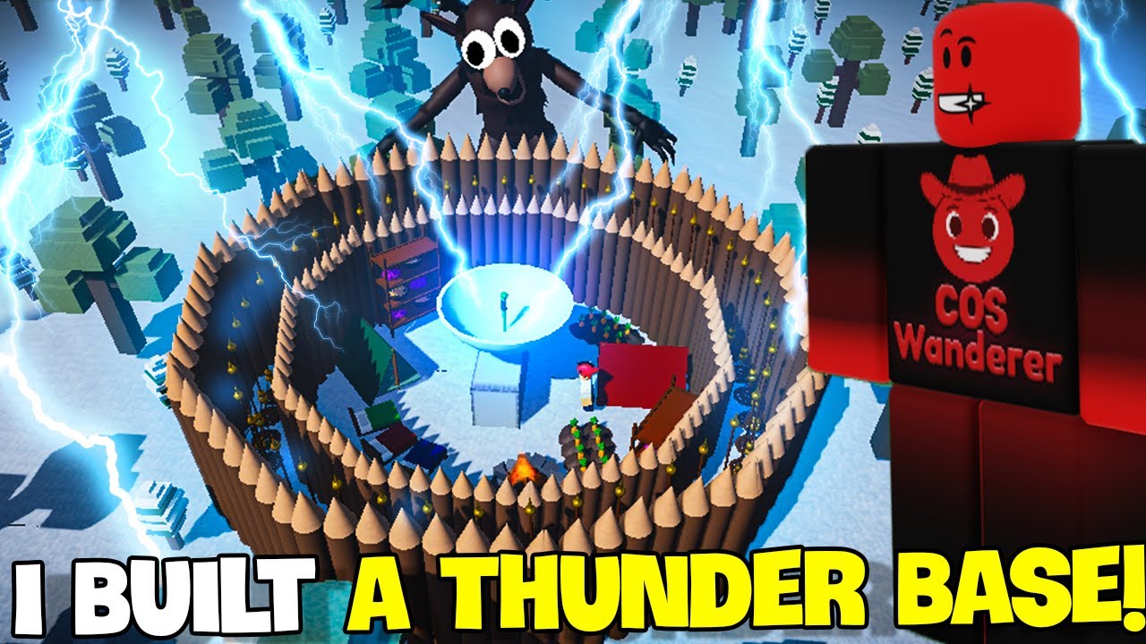 I Built a Thunder Base in 99 Nights in a Forest - YouTube