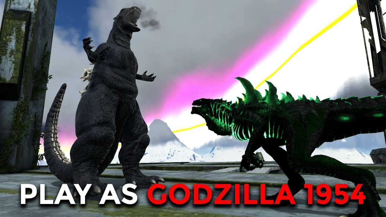 PROGRESS EVOLUSI MENJADI GODZILLA 1954 DAN MELAWAN ZILLA!- ARK: Play As ...