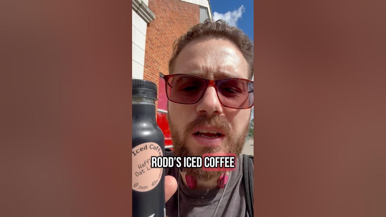 Trying Rodd’s Iced Coffee Waffle Oat Latte - YouTube
