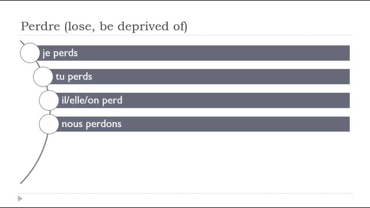 French Conjugation Verb Perdre Indicatif Pr sent YouTube french-conjugation-verb-perdre-indicatif-pr-sent-youtube