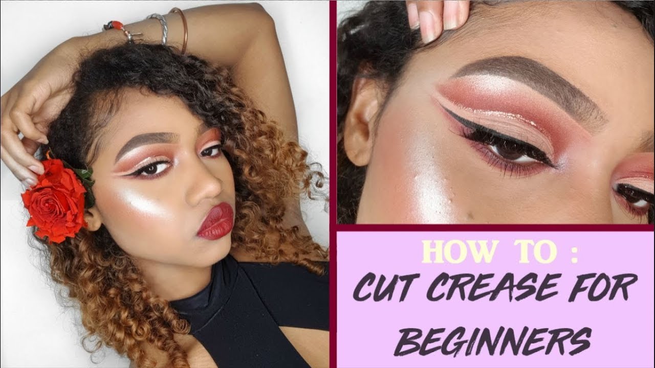 How to : spring cut crease (for beginners) - YouTube