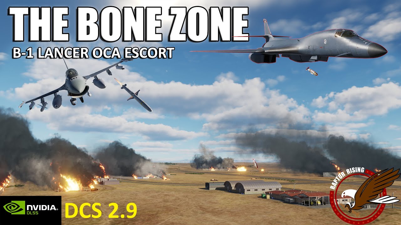 GOING TO THE BONE ZONE | DCS F-16C VIPER - B-1B LANCER SEAD ESCORT ...