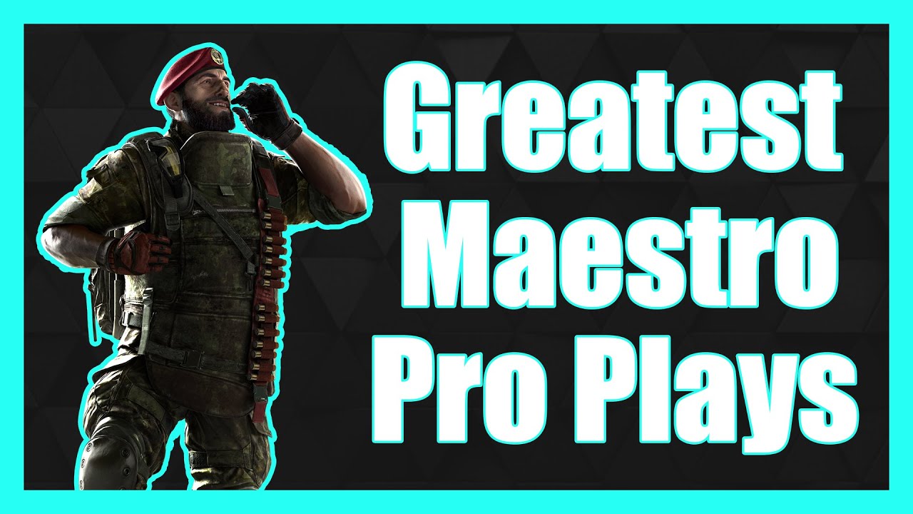 Greatest R6S Maestro Pro League Plays - YouTube