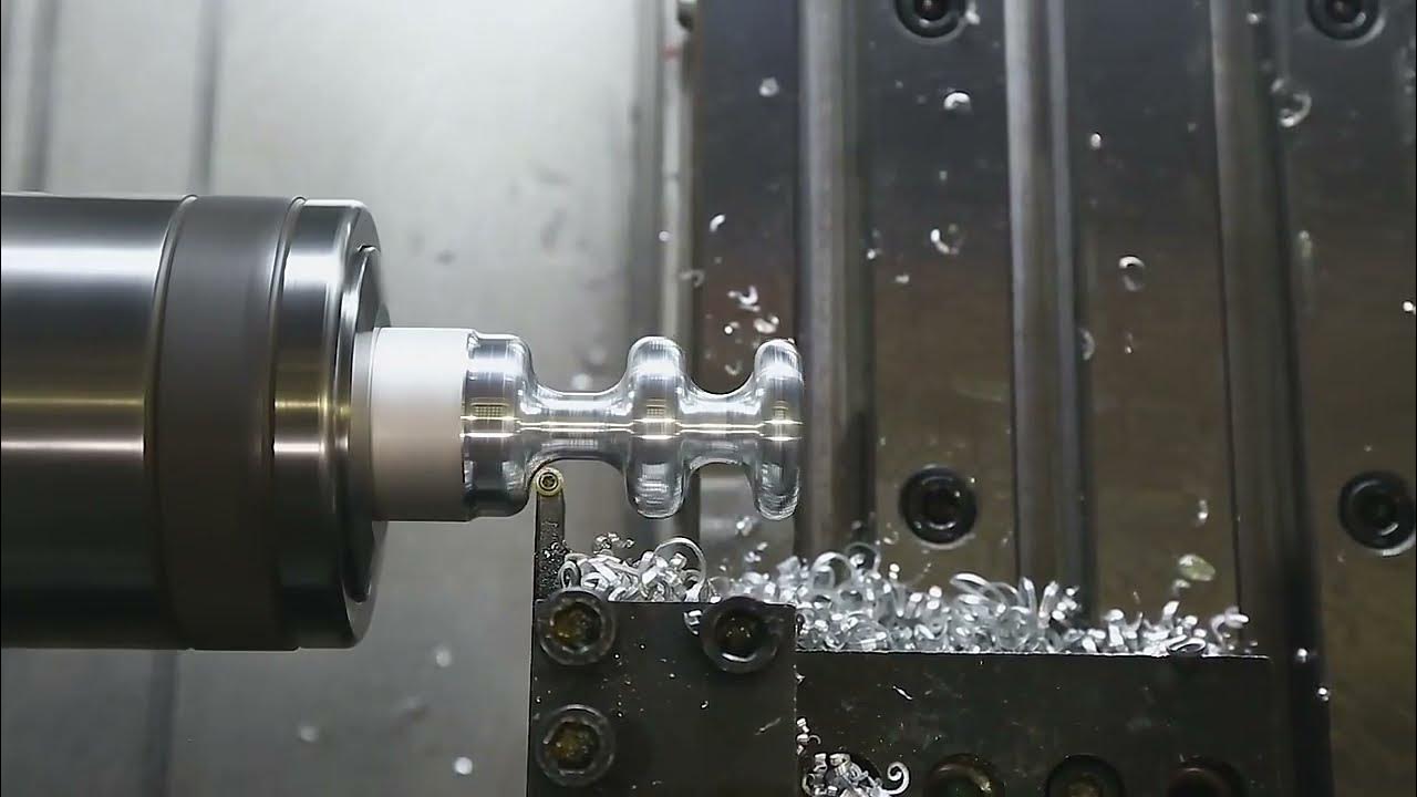CNC 46C slant gang type of the lathe machine - YouTube