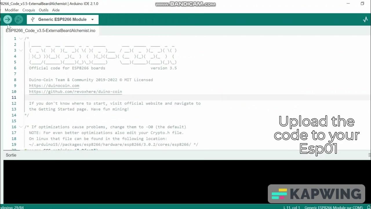 DIY Solar Duino Coin Miner with ESP01 - YouTube