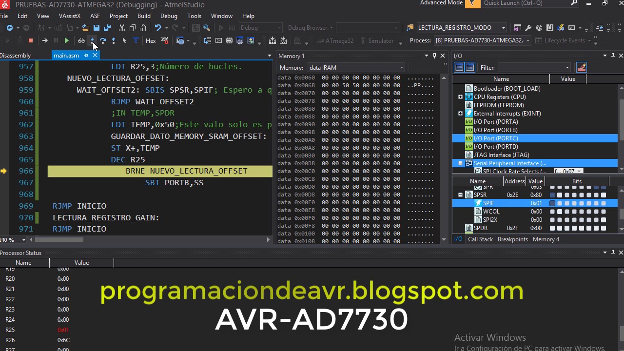 Pruebas-AVR-AD7730 - YouTube