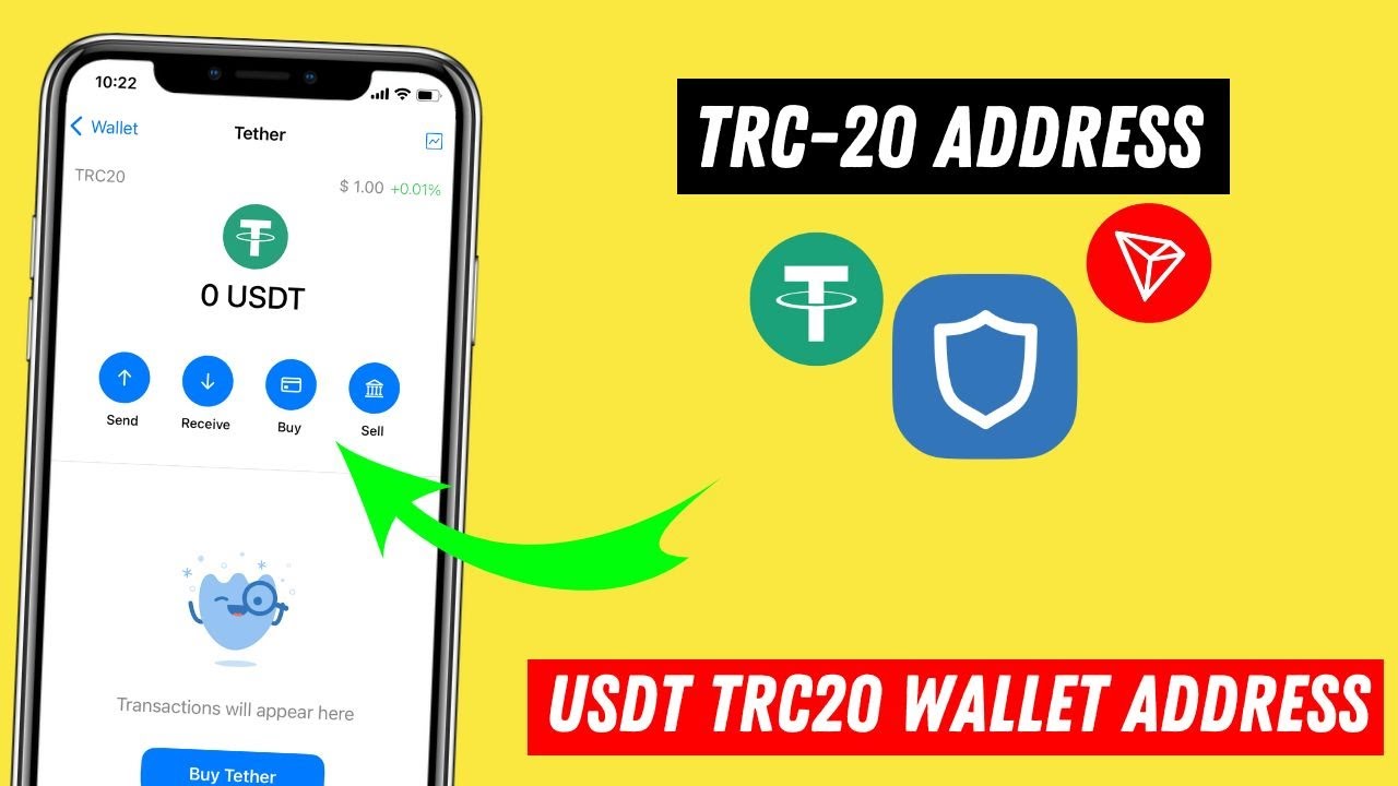 How To Get TRC-20 Wallet Address In Trust Wallet | Usdt Trc20 Address ...
