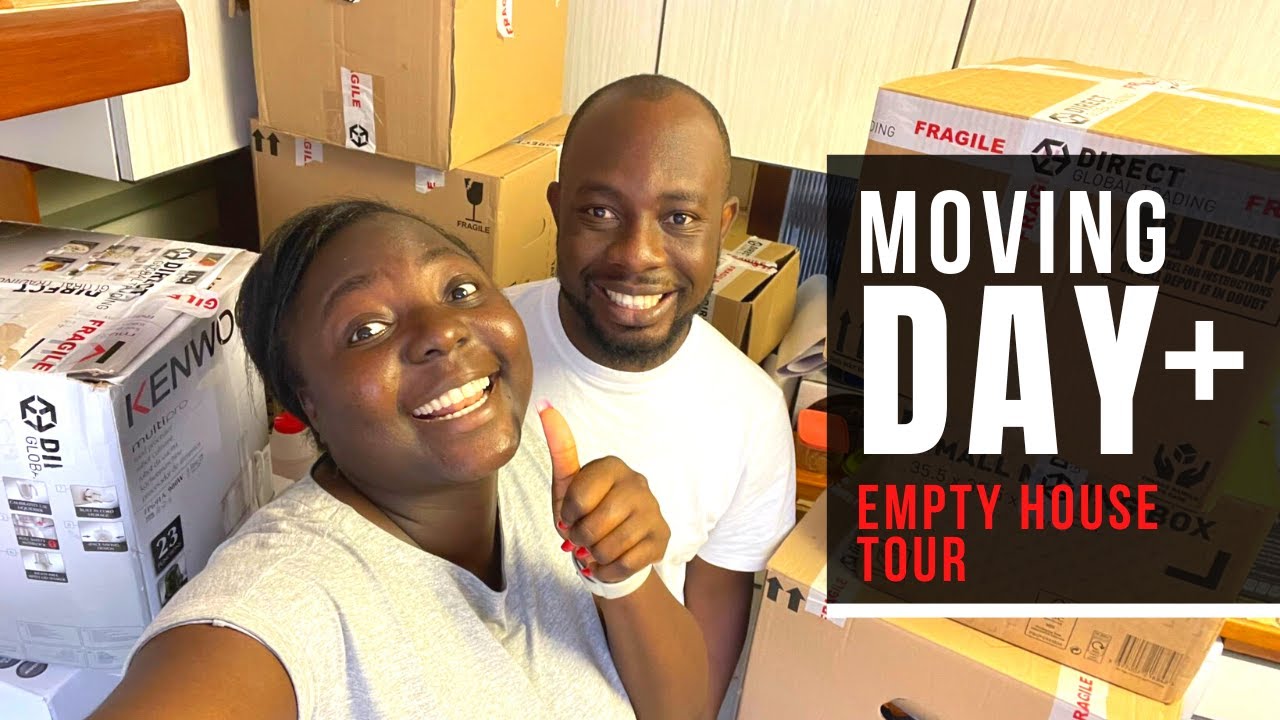MOVING DAY || EMPTY HOUSE TOUR || #MovingSeries PT 2 - YouTube