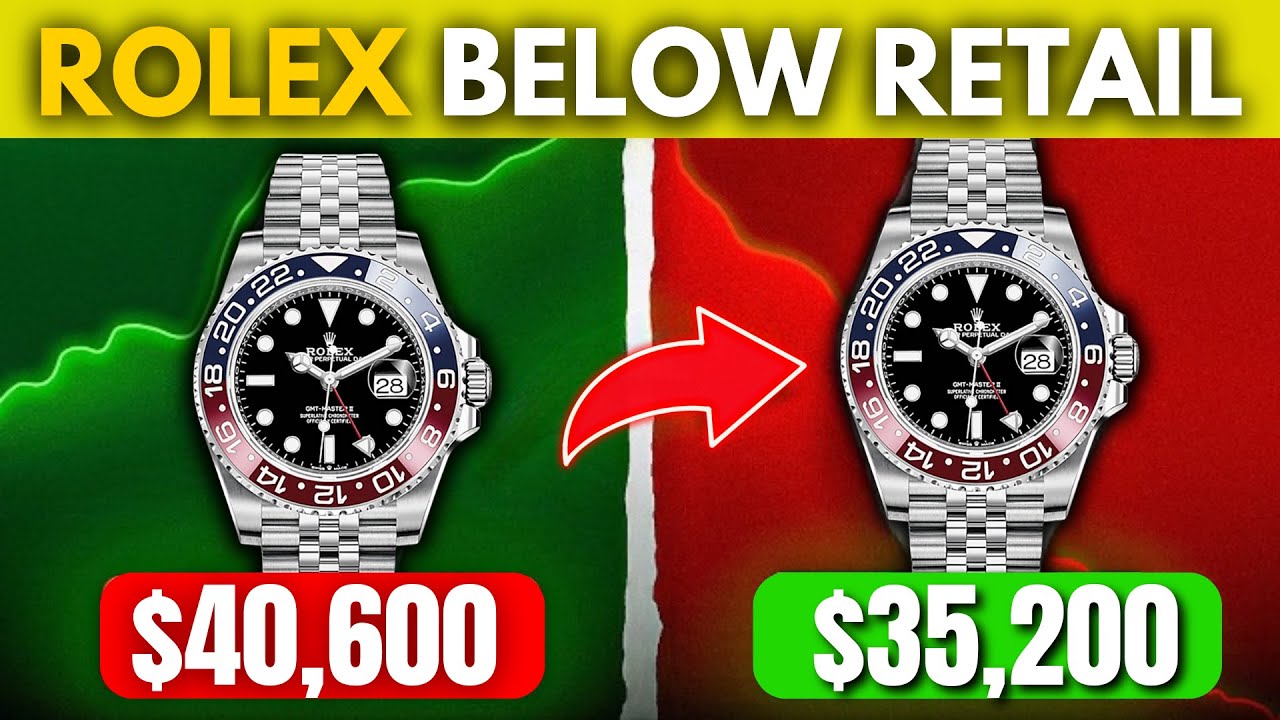 Rolex Market CRASH- Rolex Watches Under Their Retail Price! - YouTube