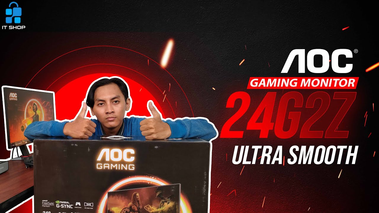 REVIEW AOC MONITOR GAMING 24G2Z - YouTube