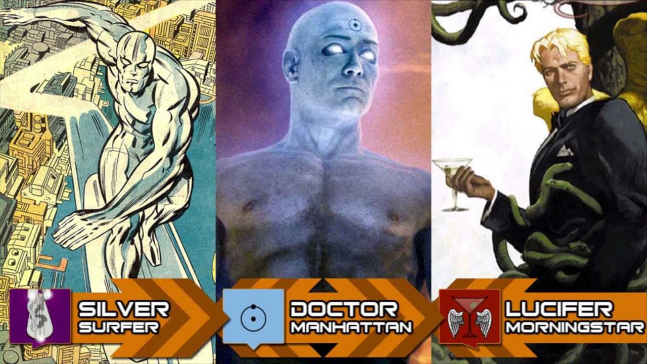 Silver Surfer Vs Dr Manhattan Vs Lucifer Morningstar - YouTube