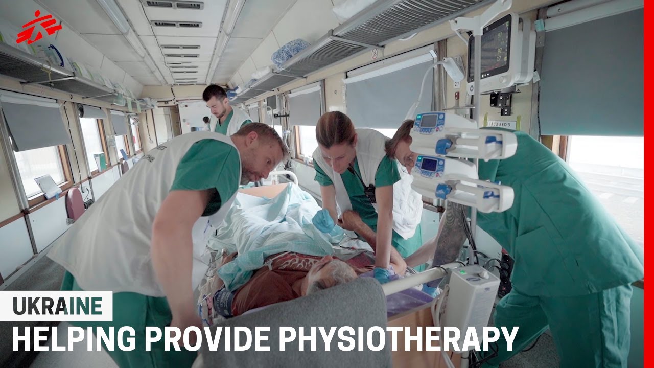 Ukraine: MSF Helps Provide Physiotherapy for People with War Wounds ...