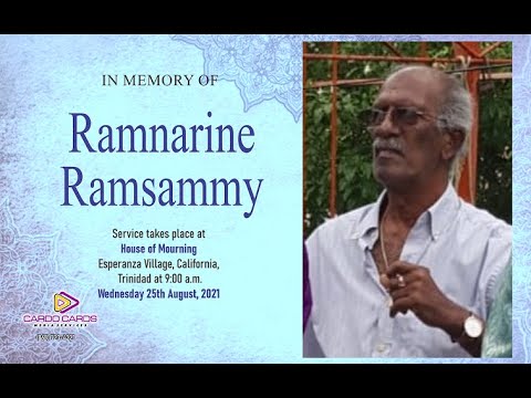 In Loving Memory of... Ramnarine Ramsammy - YouTube