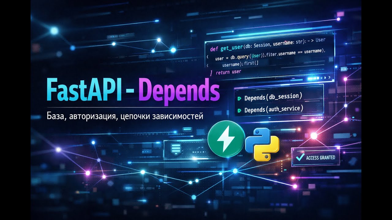 FastAPI - Depends | Зависимости, асинхронная БД и цепочки зависимостей ...