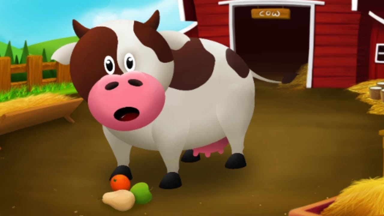 Feeding Time Farm Animals | Games Kids Learn Feeding Animals | Hompimpa ...