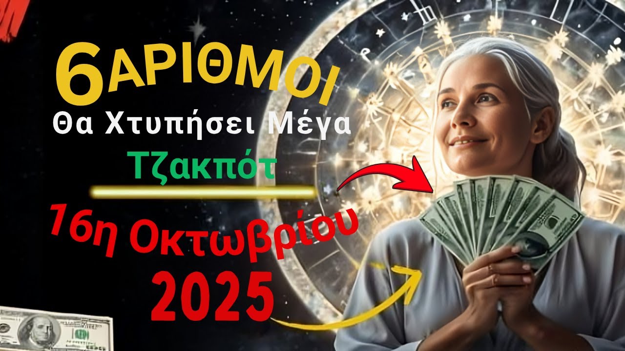 6 ΤΥΧΕΡΟΙ ΑΡΙΘΜΟΙ ΓΙΑ ΝΑ ΚΕΡΔΙΣΕΤΕ ΜΕΓΑΛΑ και ΝΑ ΓΙΝΕΤΕ ΠΛΟΥΣΙΟΙ στις ...