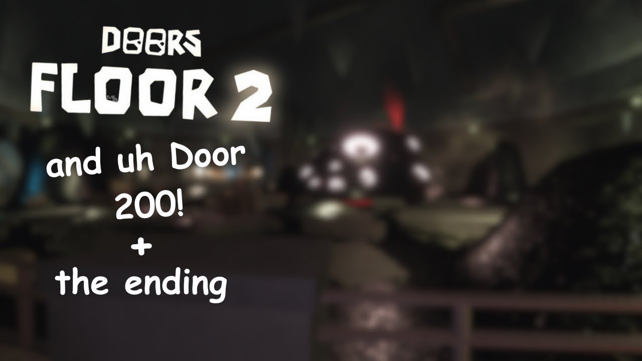 Beating Doors Floor 2! (Door 200 and Ending) - YouTube