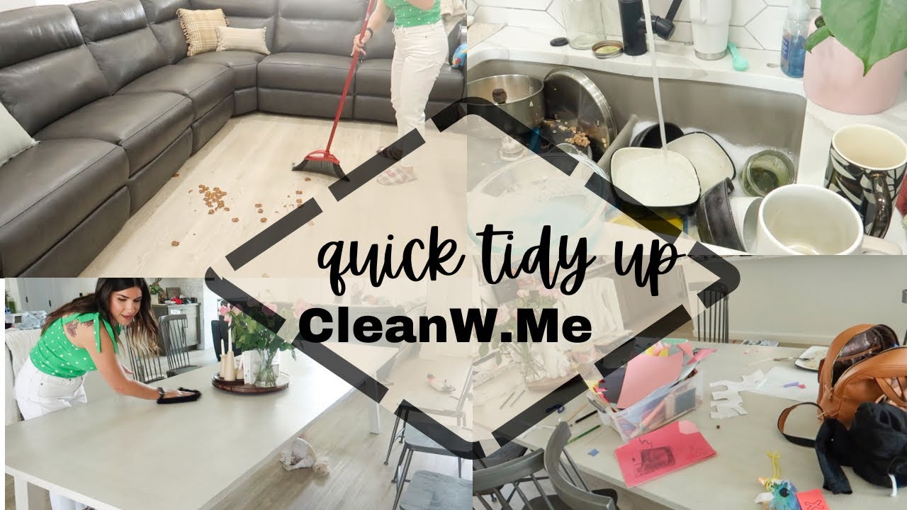Clean W.Me//Quick tidy up - YouTube