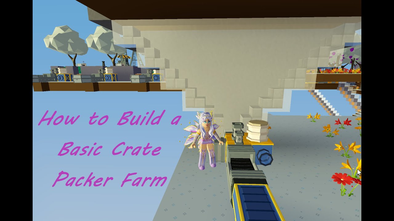 How to Build a Basic V-Shaped Crate Farm - Roblox Islands For Noobs ...