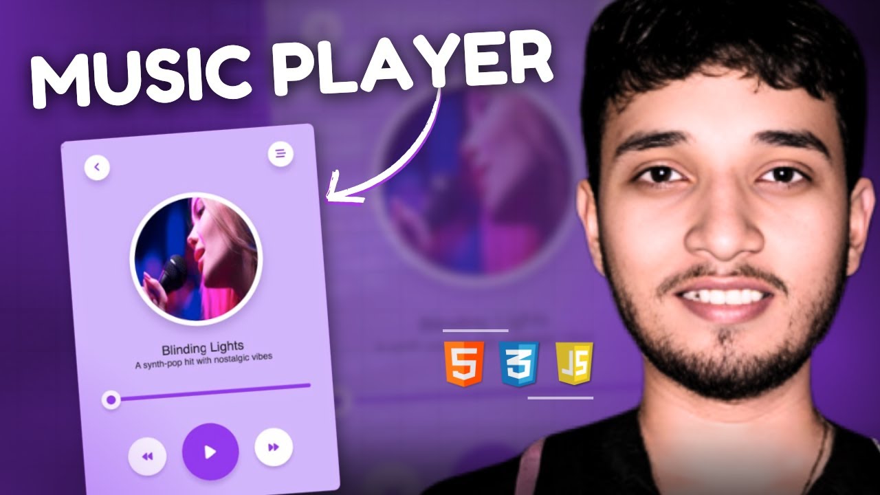 How To Build A Music Player Using Htmlcss And Javascript Tutorial For 0826