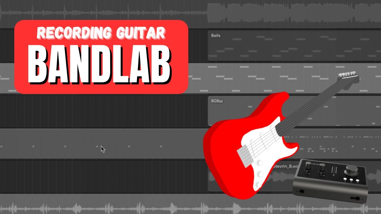 HOW TO RECORD GUITAR ON BANDLAB (AND MAKE A BEAT) - YouTube