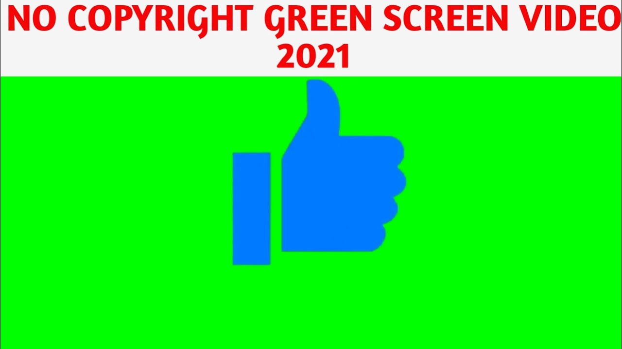 Green Screen Like Button || like button for youtube videos || copyright ...
