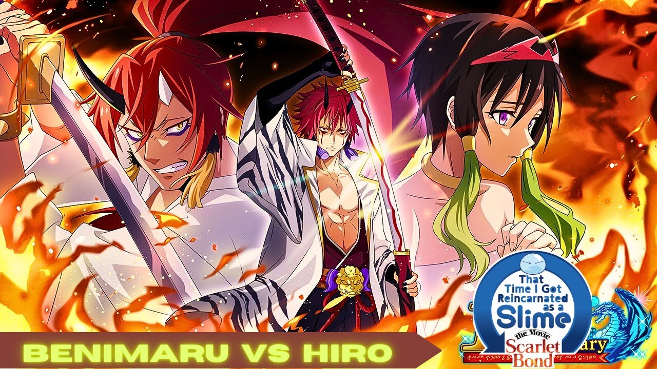 BENIMARU vs HIIRO Full Fight [4K]~The Time I Was Reincarnated as a ...