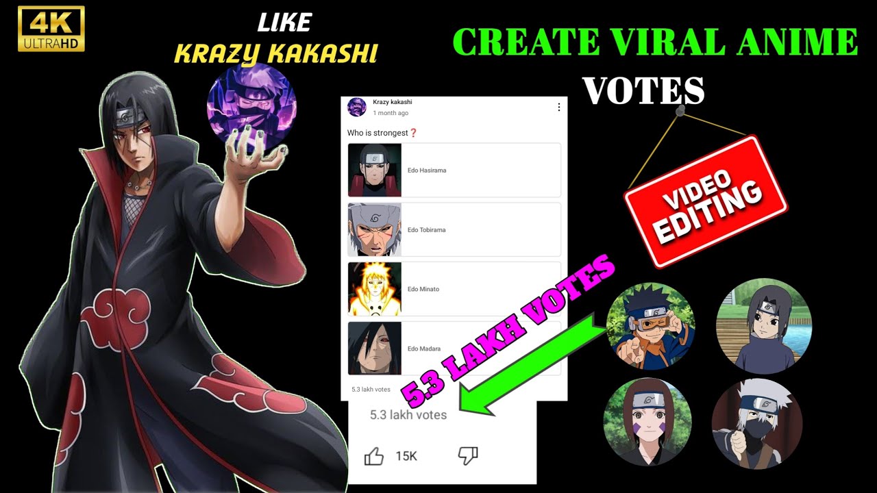 How To Create Anime Viral Vote || Anime Viral Votes Kaise Upload Kre 😱 ...