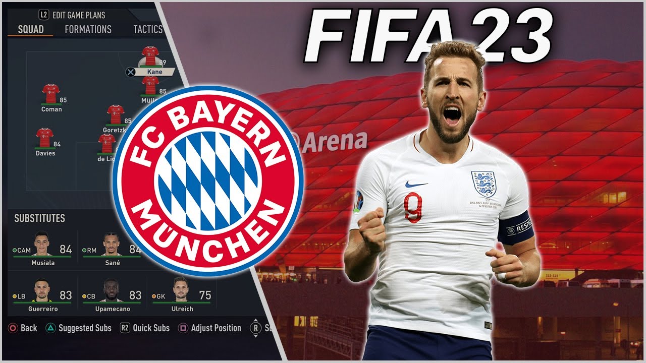 Harry Kane's Arrival at Bayern Munich | FIFA 23 Tactical Analysis - YouTube