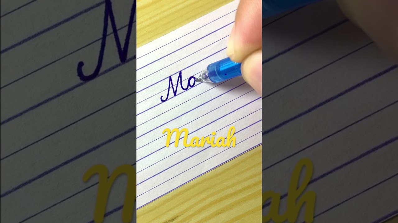 Mariah In Cursive