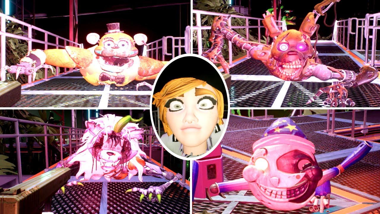 ALL NEW BROKEN BOSSES OVER MONTY - Five Nights at Freddy's: Security ...