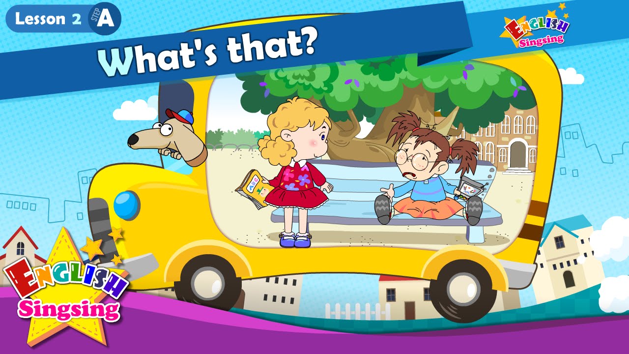 Lesson 2_(A)What's that? - What - Cartoon Story - English Education ...