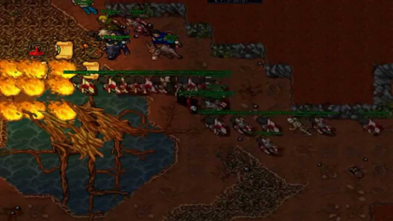 Exevo gran mas flam para los bots - Tibia - YouTube