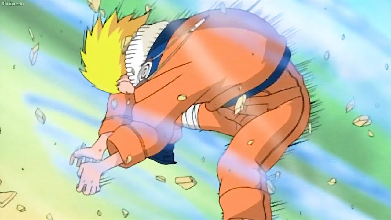 Naruto almost exploded from concentrating too much chakra | Naruto ...