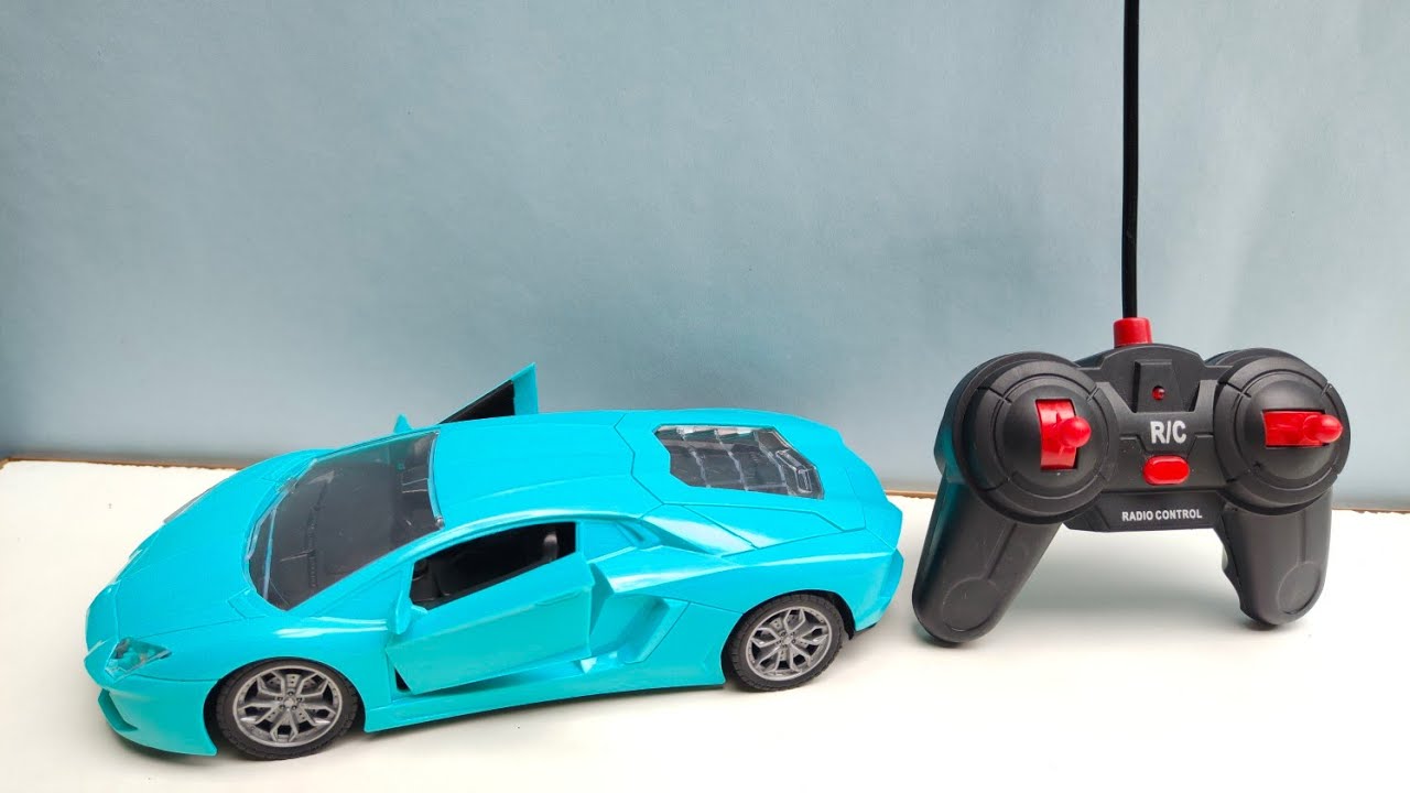 RC Lamborghini car door open remote control unboxing - dabbaunboxing ...
