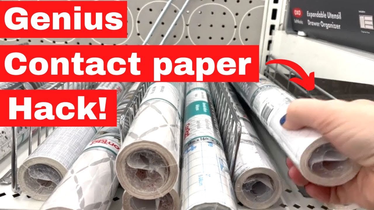 Grab a roll of contact paper for this GENIUS furniture hack! - YouTube